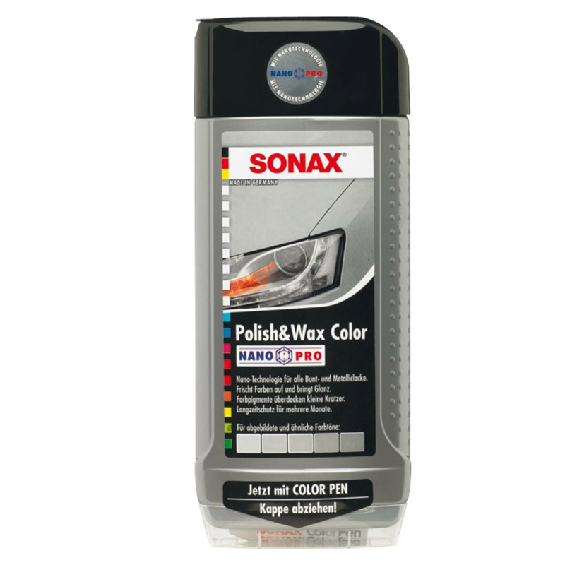 Sonax Polish+Wax Color silver/grey - Chemimart